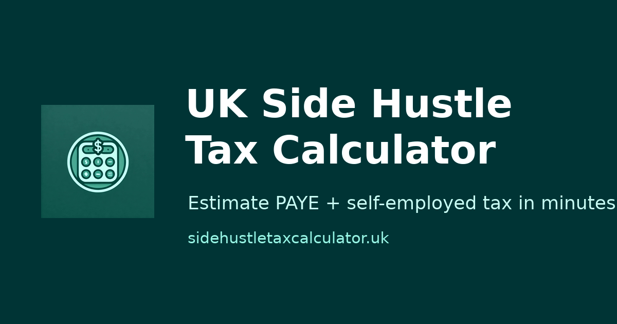 Best Side Hustles UK 2026 | 12 Real Ideas + Tax Calculator
